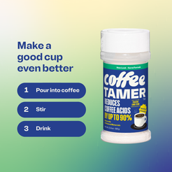 Make Any Coffee a Low Acid Coffee with Coffee Tamer