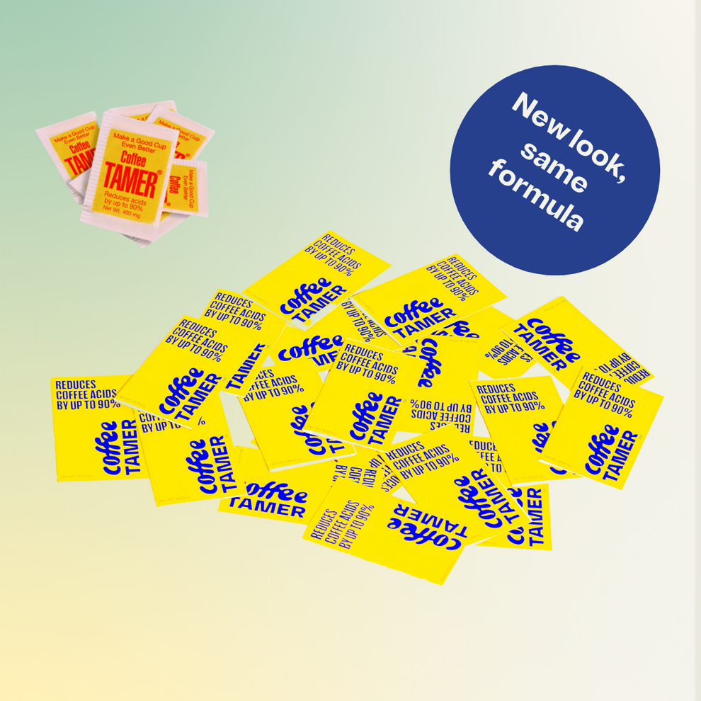 Coffee Tamer Makes Any Coffee a Low Acid Coffee with Ease